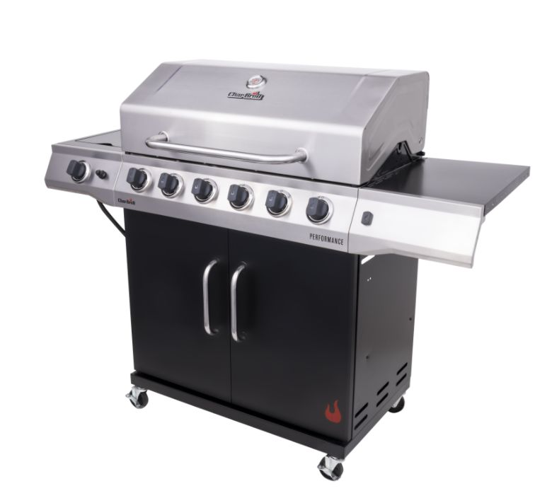 Char-Broil 463229021 20 x 57-Inch 6-Burner Performance Series Gas Grill ...