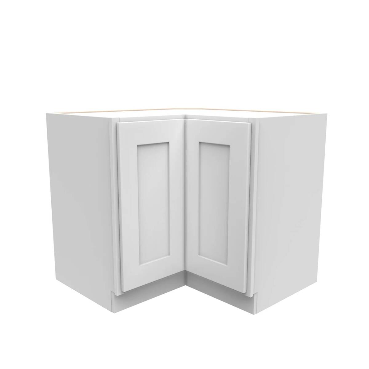 CNC L10-CAR36 36-Inch, Luxor, White, Lazy Susan Corner Base Cabinet at ...