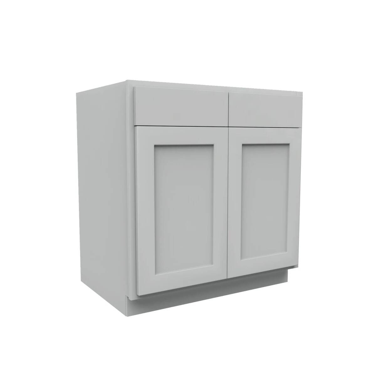 CNC L03-B33 33-Inch, Luxor, Misty Grey, Base Cabinet at Sutherlands