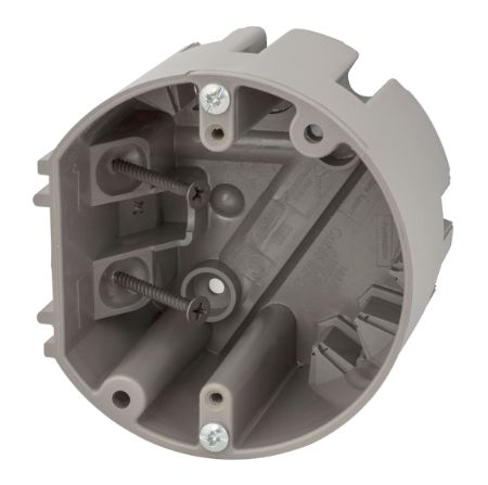 Southwire® MSBRND 3-1/2-Inch Round Gray 1-Gang Smart Box Ceiling Box ...