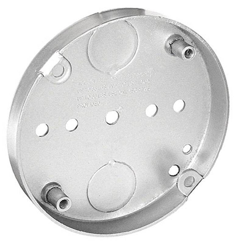 Southwire® 56112-UPC 4-Inch Round X 1/2-Inch Deep Drawn Pan Box With ...