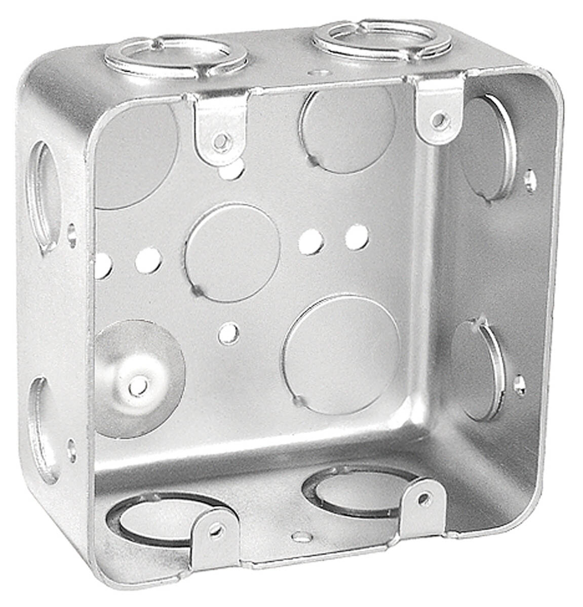 Southwire® MGSB-2-UPC 4 X 2 X 2-1/8-Inch 2-Gang Switch Box With Conduit ...