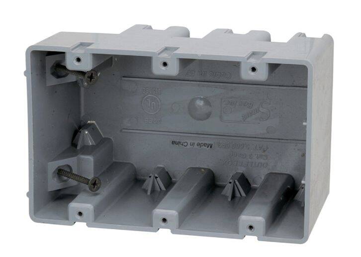 Southwire® MSB3G Romex Smart Box Original 3 Gang Device Box at Sutherlands Southwire® MSB3G Romex Smart Box Original 3 Gang Device Box at Sutherlands