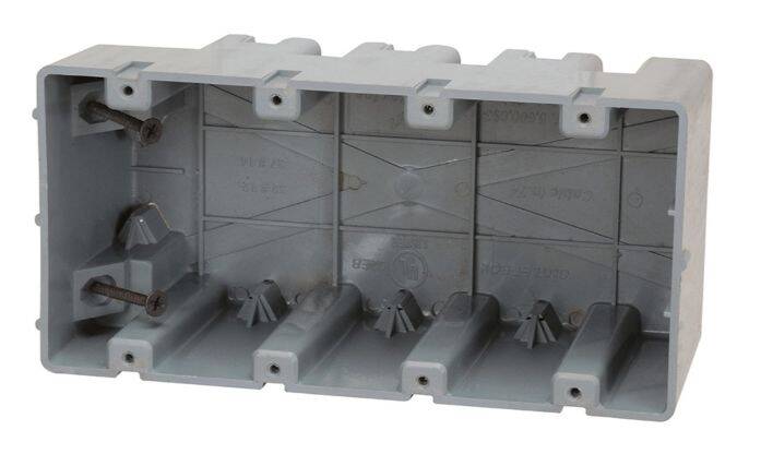 Southwire® MSB4G Romex Smart Box Original 4 Gang Device Box at Sutherlands