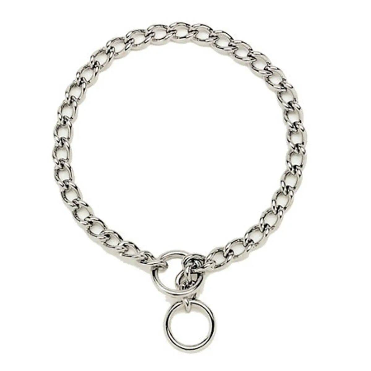 Titan 05540 G4024 4-mm X 24-Inch Chrome Titan Chain Training Dog Collar ...