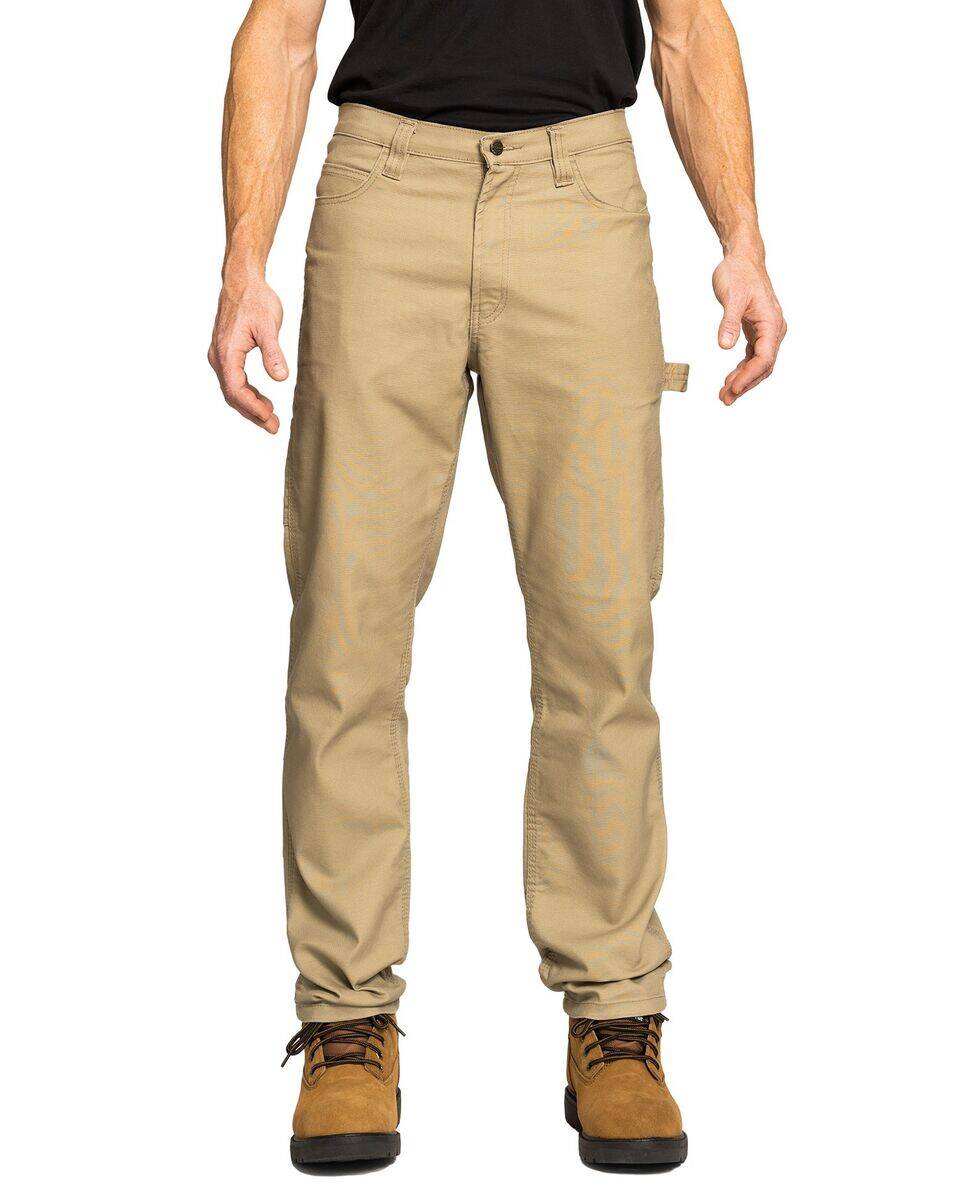 FULL BLUE 90909 Khaki Men's Carpenter Pant, 32 in L X 32 in W at ...