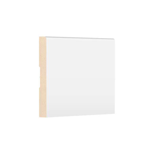 METRIE 1683611 4-1/4-Inch x 8-Feet Classic Primed MDF Baseboard ...