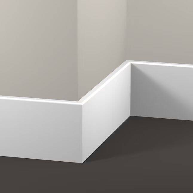 METRIE 1683611 4-1/4-Inch x 8-Feet Classic Primed MDF Baseboard ...