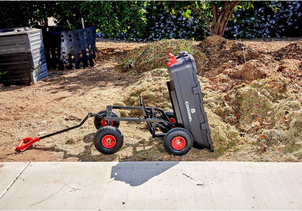 CORONA CR1000 400-Pound Capacity Poly Dump Cart at Sutherlands