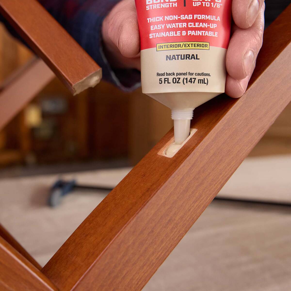 DAP® 7079800484 5-Ounce 2 in 1 Wood Glue And Filler, Natural Color at ...