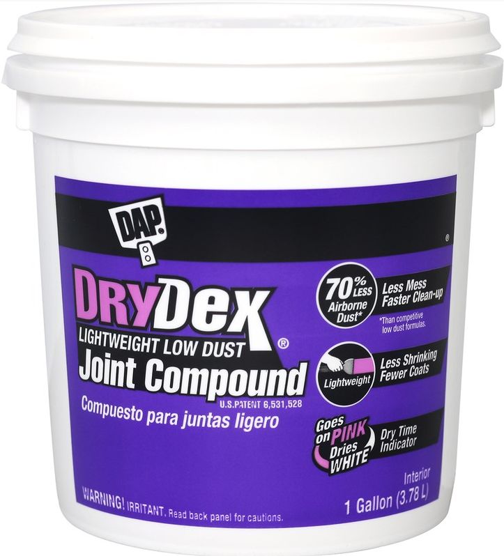 DAP® 7079810120 1-Gallon White DryDex LIghtweight Joint Compound at ...