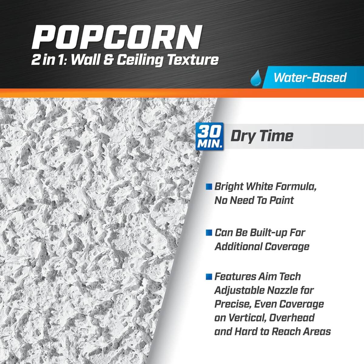 DAP® 7079850025 20-Ounce White 2-In-1 Water-Based Wall & Ceiling ...