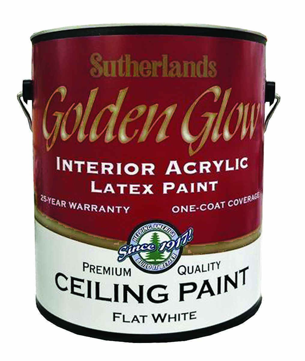 Davis Paint 0.05552 Gallon White Flat Golden Glow Interior Acrylic ...