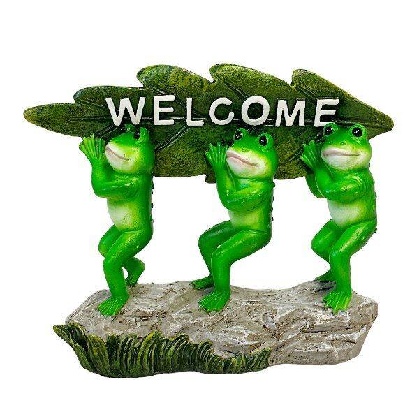 De Leon Collections 15640 7 X 2.75 X 5.25-Inch Welcome Sign With 3 ...