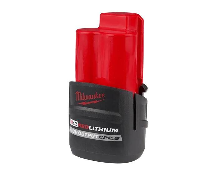 Milwaukee 48-11-2425 M12 Red Lithium Ho Cp2.5 Battery at Sutherlands