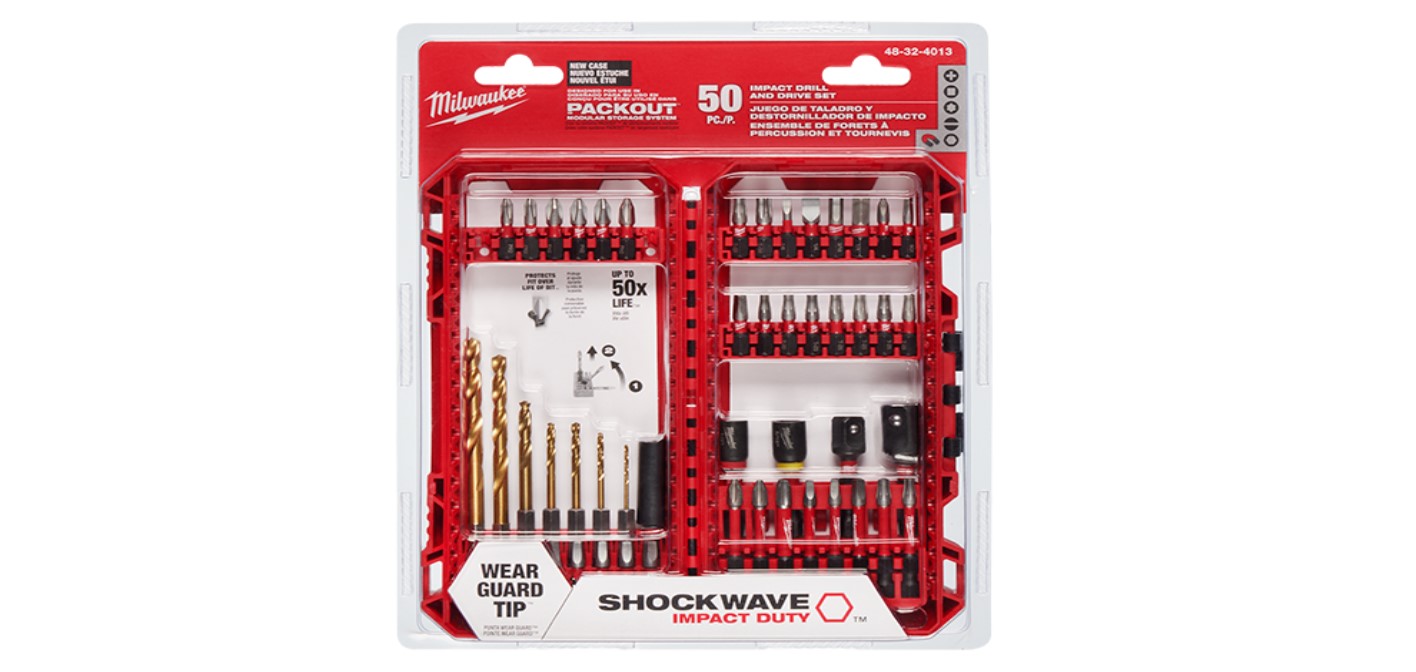 Milwaukee® 48-32-4010 SHOCKWAVE Impact Duty™ Driver Bit 54-Piece at ...