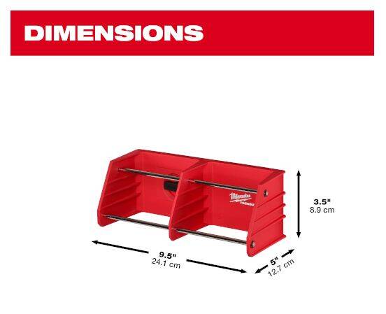 Milwaukee® 48-22-8340 PACKOUT™ Tool Rack at Sutherlands