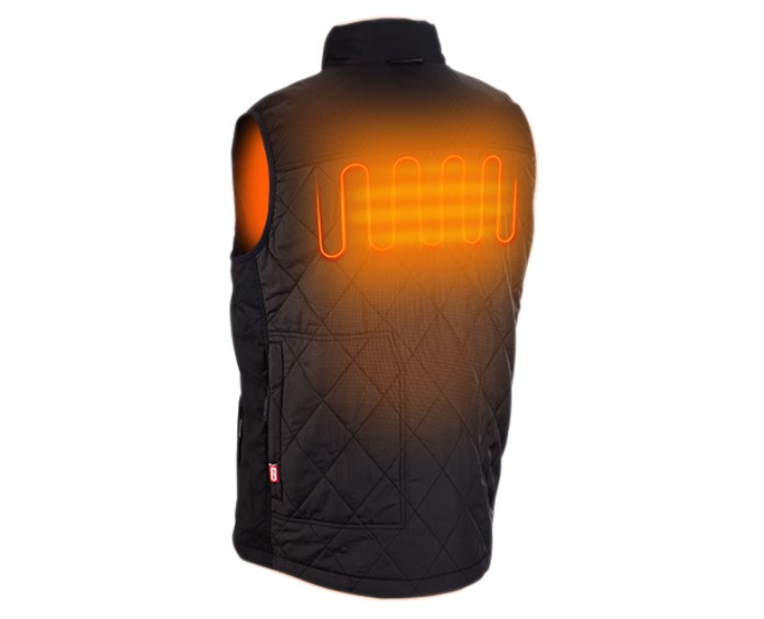 Milwaukee 305B-21M Medium Black M12™ Men's Heated AXIS™ Vest Kit at ...