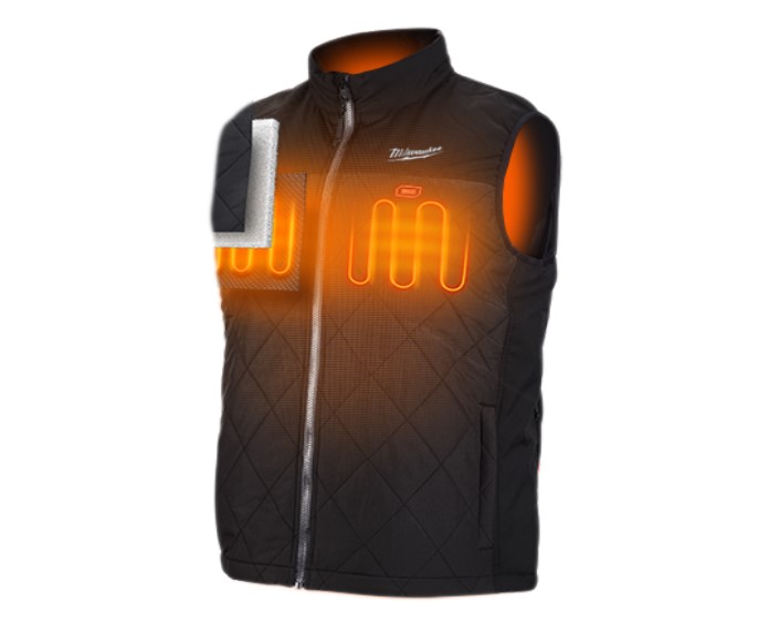 Milwaukee® 305B-21XL M12™ AXIS™ Black Heated Hooded Insulated Men's ...