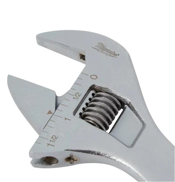 Milwaukee® 48-22-7508 8-Inch Wide Jaw Adjustable Wrench at Sutherlands