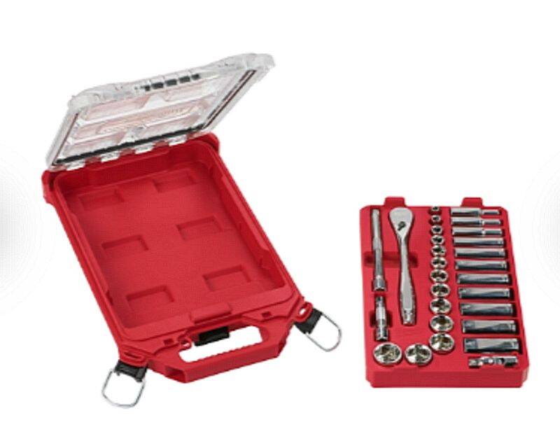 Milwaukee® 48-22-9481 3/8-Inch SAE Ratchet And Socket Set With Low ...