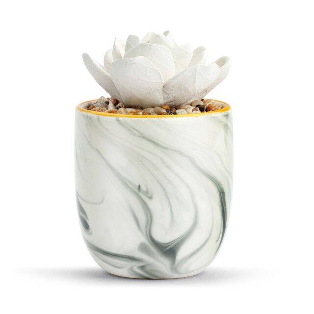 Demdaco 1008120001 3-Inch X 3-Inch X 4-1/2-Inch Earthenware And Stone ...