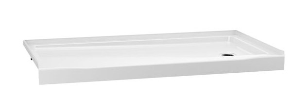 DELTA B12135-6032R-WH 60-Inch X 32-Inch Shower Base Alcove Right Drain ...