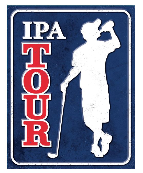 Desperate Enterprises 2585 16 x 12-1/2-Inch Tin IPA Tour Sign at ...