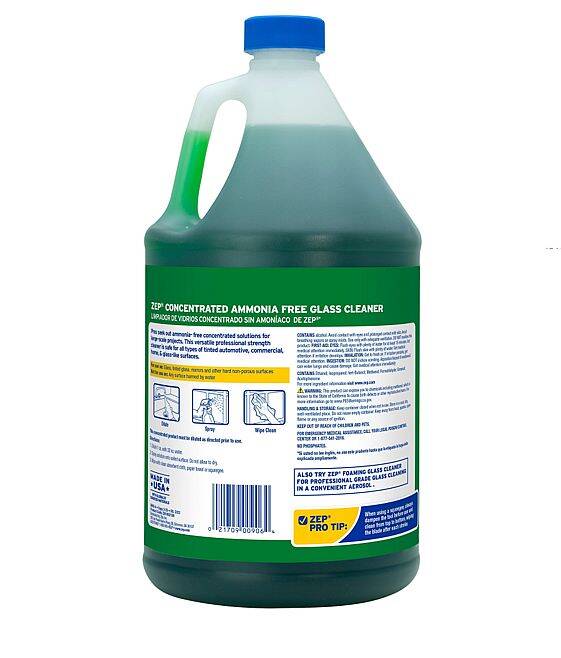 Zep ZU1052128 1-Gallon Ammonia Free Glass Cleaner Concentrate at ...