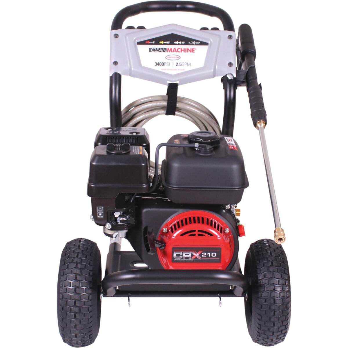 Simpson CM61083 Clean Machine Pressure Washer 3400 PSI 2.5Gpm Crx210 ...