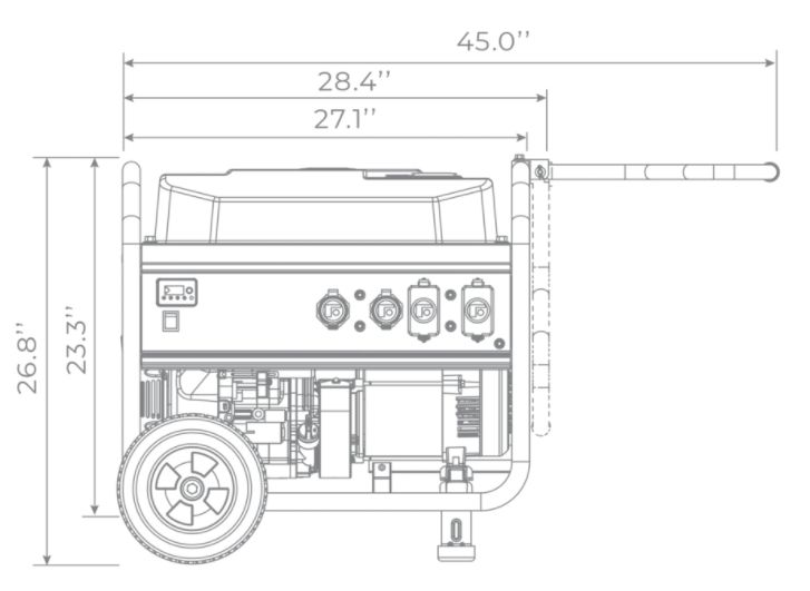 FIRMAN P06701 8350/6700-Watt Portable Gas Generator at Sutherlands