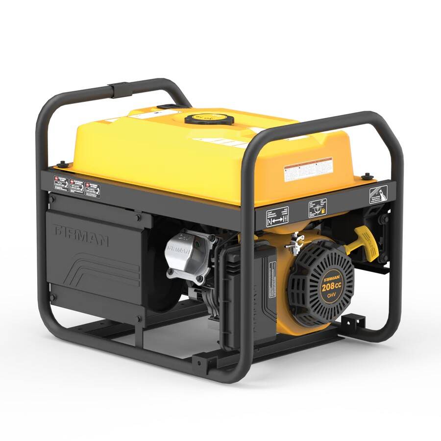 FIRMAN P03605 4550/3650-Watt 120/240-Volt Recoil Start Gas Portable ...