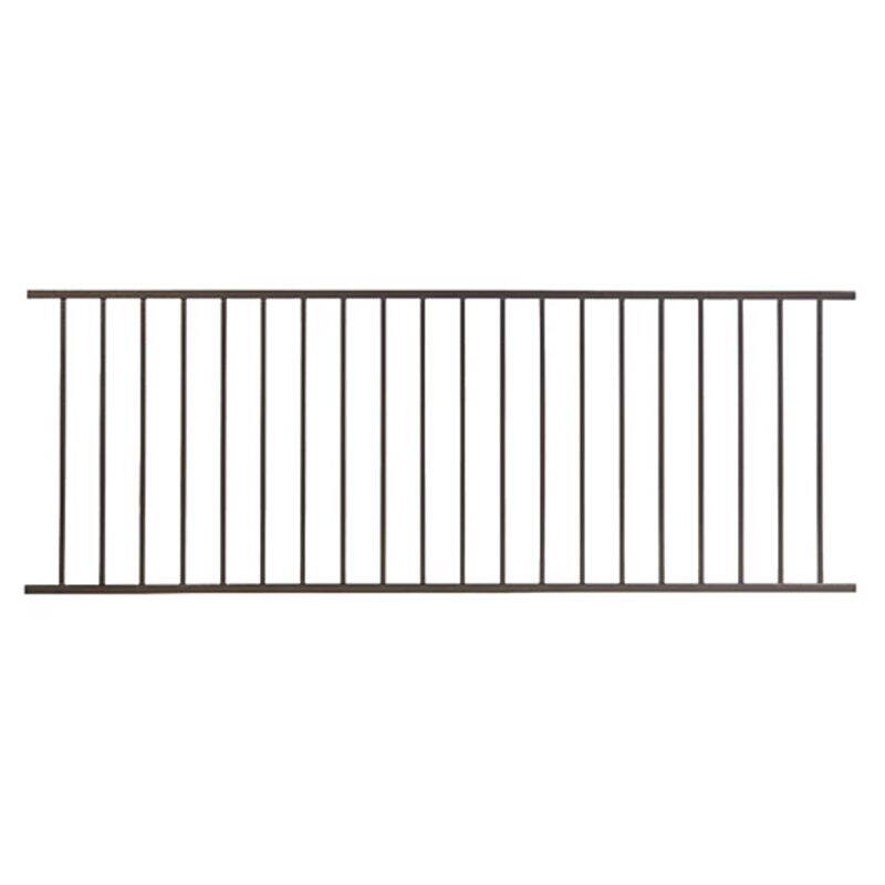 Fortress 53134948 34-Inch X 8-Foot Black Steel Traditional Railing ...