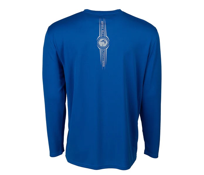 Bimini Bay 27208 BLWV 3X Cabo Crew V Blue Wave Knit Long Sleeve Men's ...