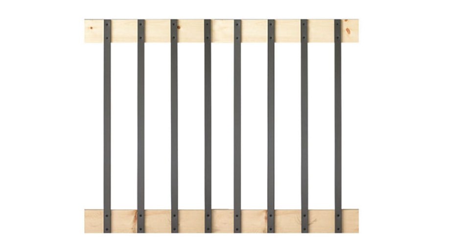 Deckorators 74733 32-Inch Traditional Aluminum Flat Black Baluster For ...