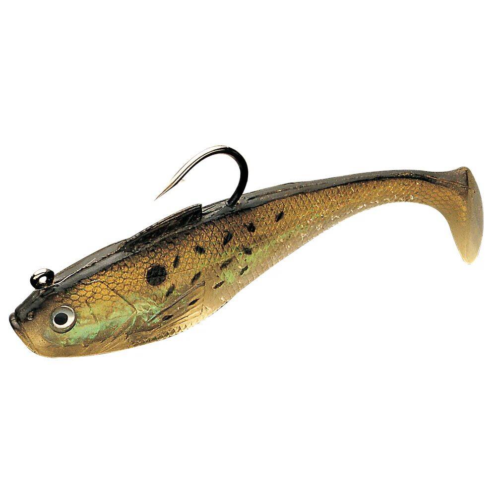 Tsunami Lures SS4-3-4 4-Inch 1-Oz Golden Bunker With Spots Holographic ...