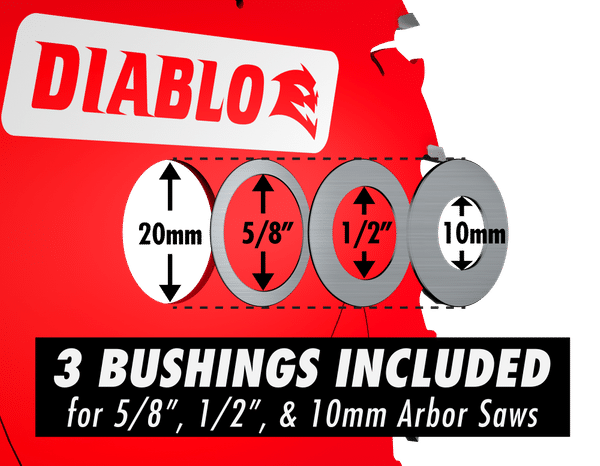 Diablo® D053818WMX 5-3/8-Inch X 18-Tooth Fast Framing Saw Blade With ...