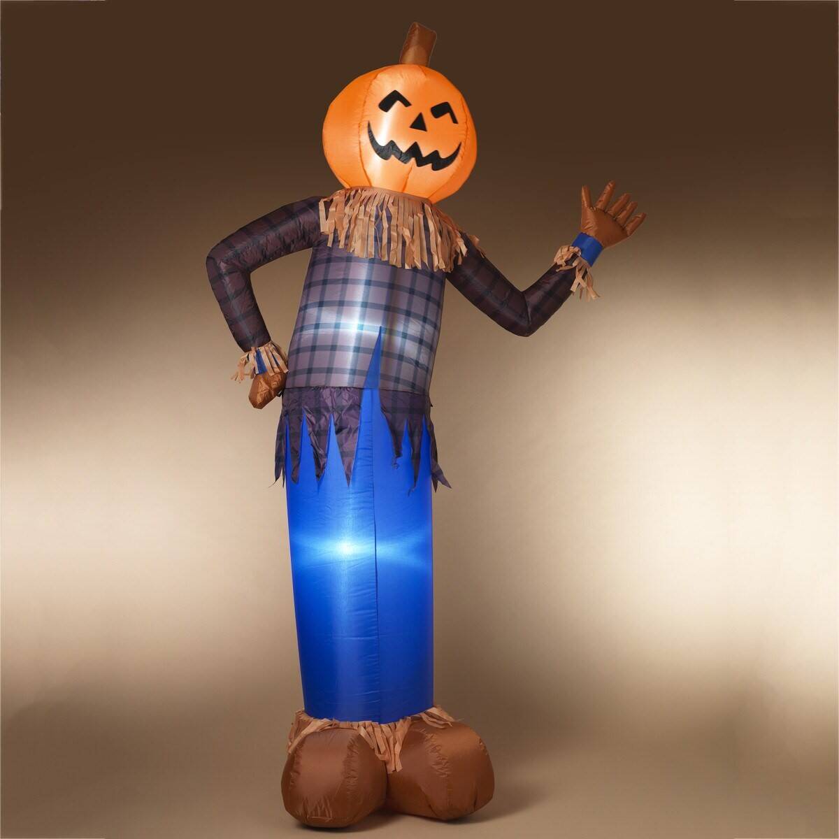 Gerson 2493350 8-Foot Electric Inflatable Halloween Scarecrow at ...
