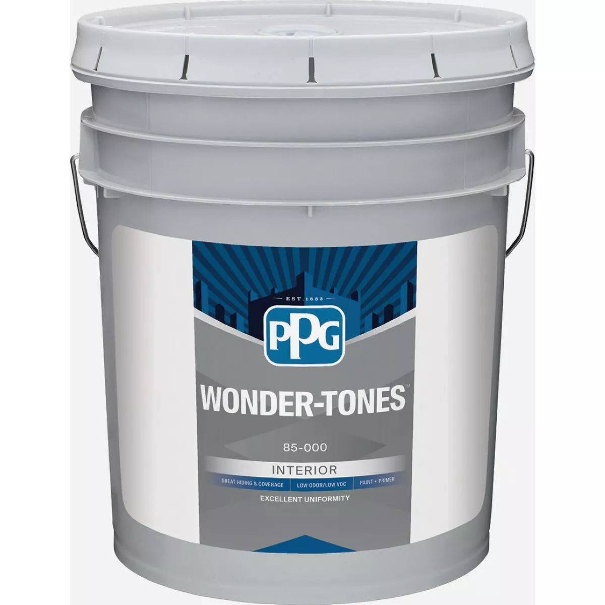 PPG 00453248 WONDER-TONES® 5-Gallon Semi Gloss White & Pastel Interior ...