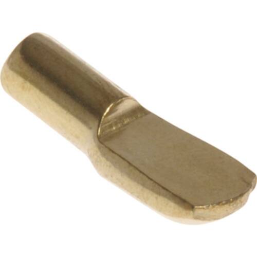 HILLMAN™ 59761 5-Mm Brass-Plated Metric Spoon Shelf Pin Box of 20 at ...