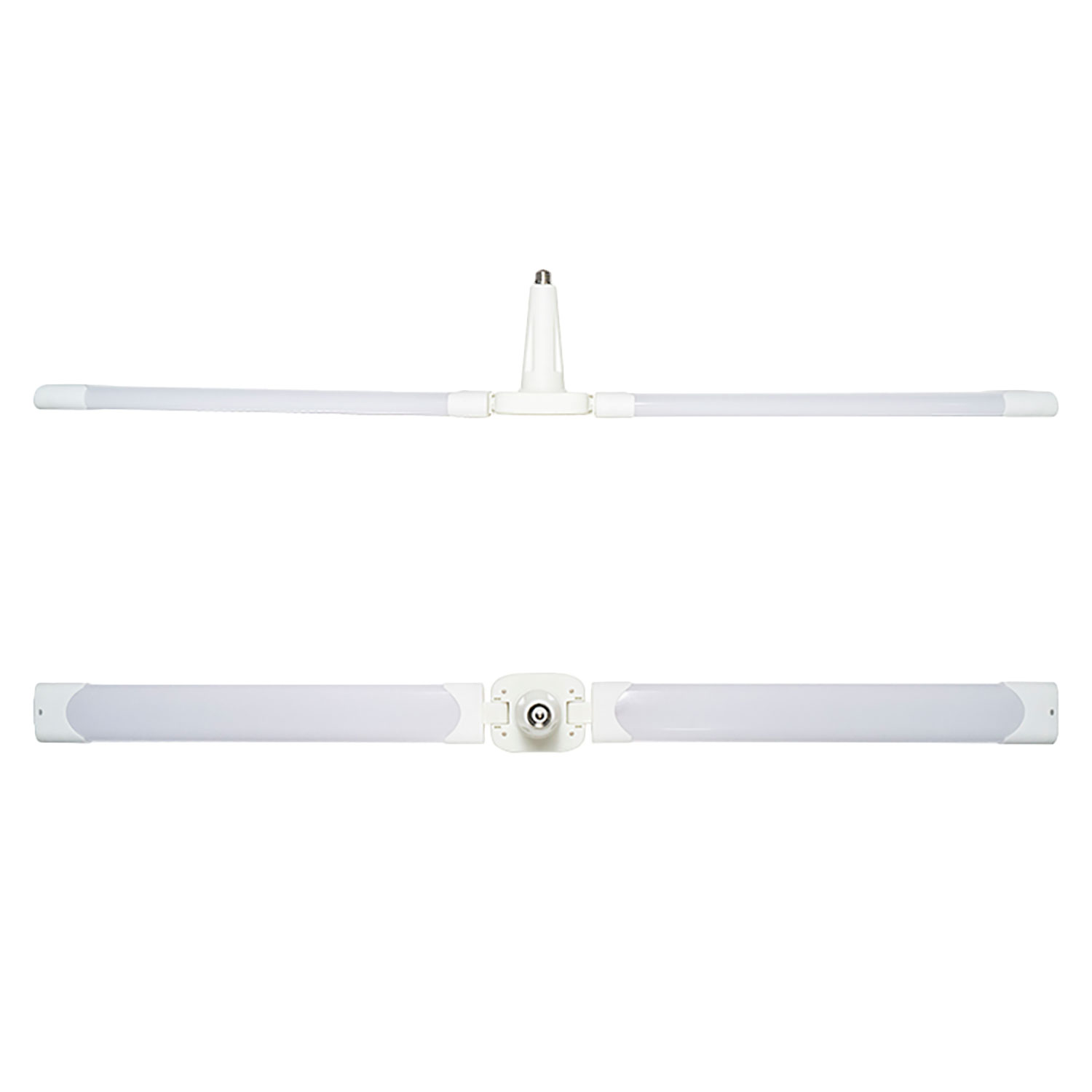 BRIGHTLIVING CP-DSL01 Shop Light White Folding Flush Mount Socket LED ...