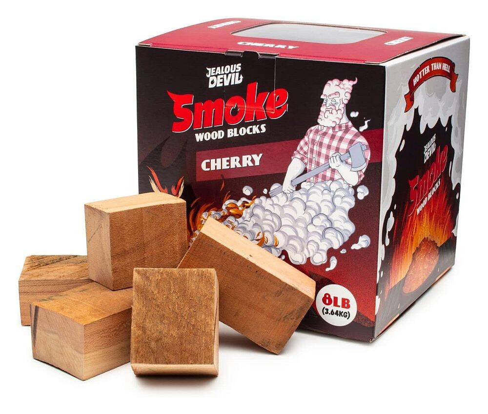 Lump Charcoal For Grilling Jealous Devil Smoking Wood Blocks (3-Pack ...