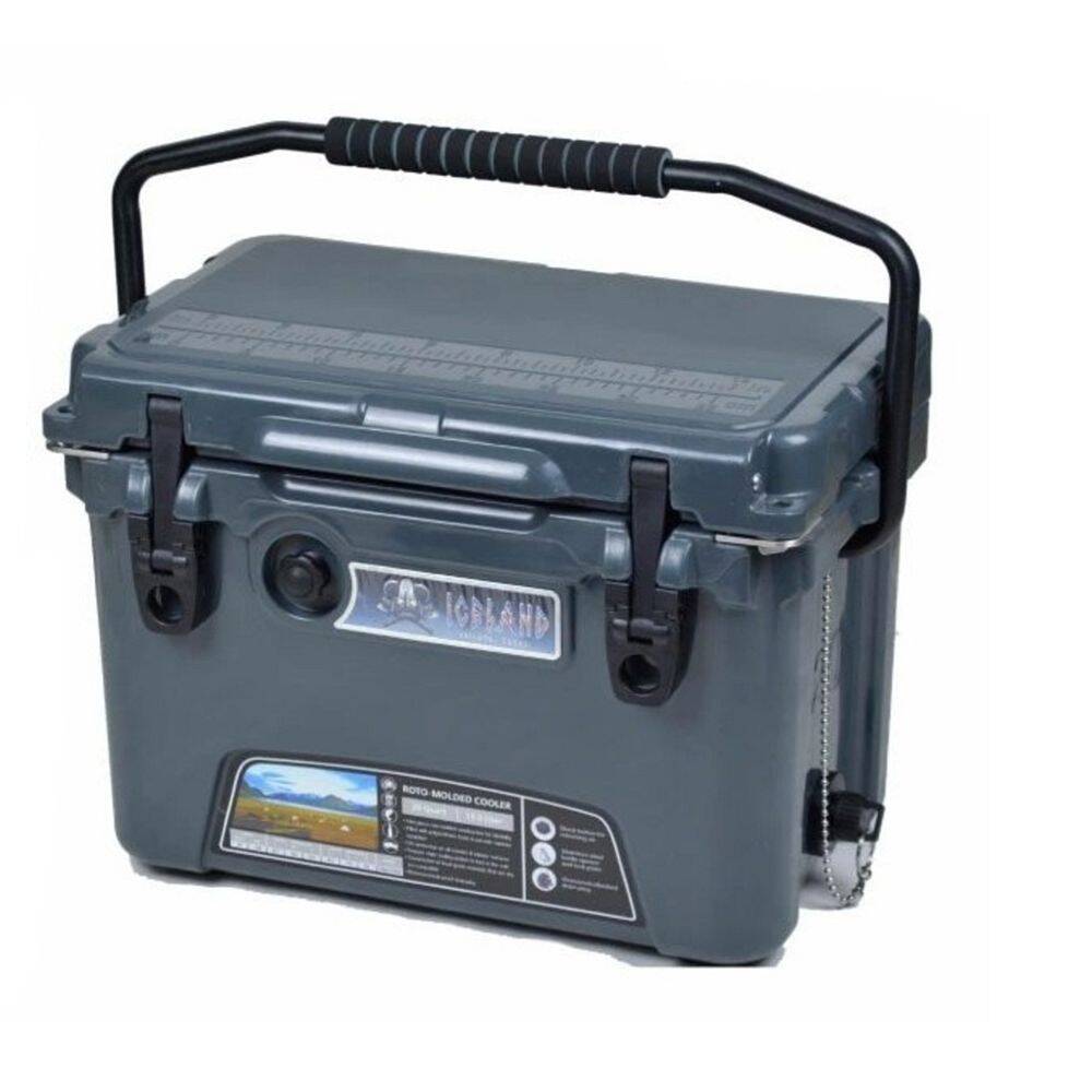 Iceland Coolers CHAR20 20-Quart Charcoal Viking Series Cooler With ...