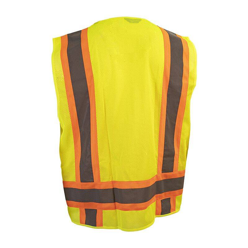 KEY® 86.39 Large Hi-Vis Yellow Ansi Class 2 Mesh Multi-Purpose Vest at ...
