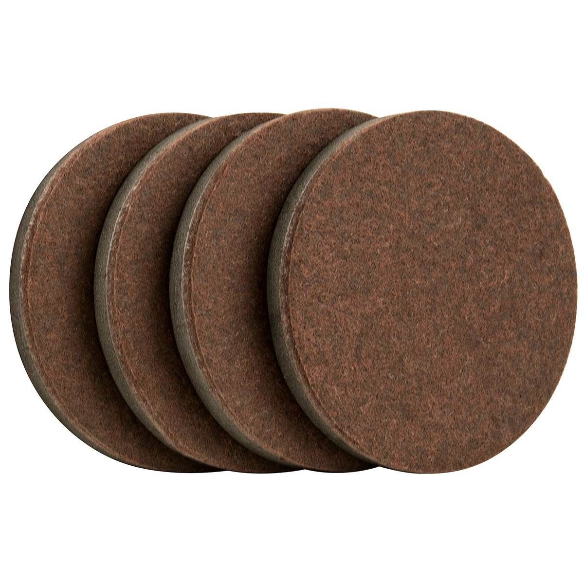 SoftTouch 4723595N 3-1/2-Inch Brown Felt Furniture Sliders, 4-Pack at ...