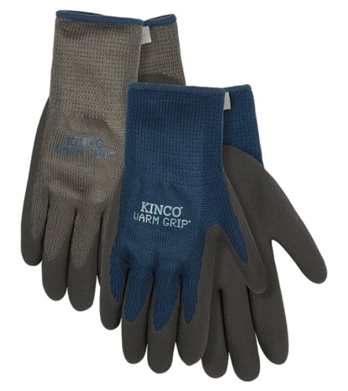 Kinco 1790W-S Women Small Gray And Blue Thermal Knit Work Gloves at ...