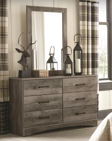 KITH FURNITURE 148-12 Brinkley Gray 6-Drawer Dresser at Sutherlands