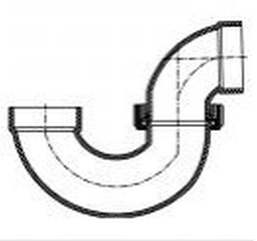 LESSO LN708P-015 1-1/2-Inch P-Trap With Union Joint (hub X Hub) at ...