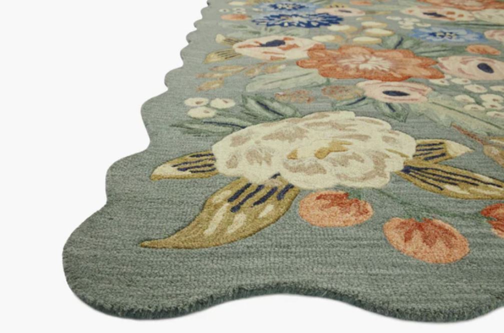 RIFLE PAPER CO x LOLOI SILHOUETE SIH-01 2-Foot 3-Inch X 3-Foot 9-Inch ...