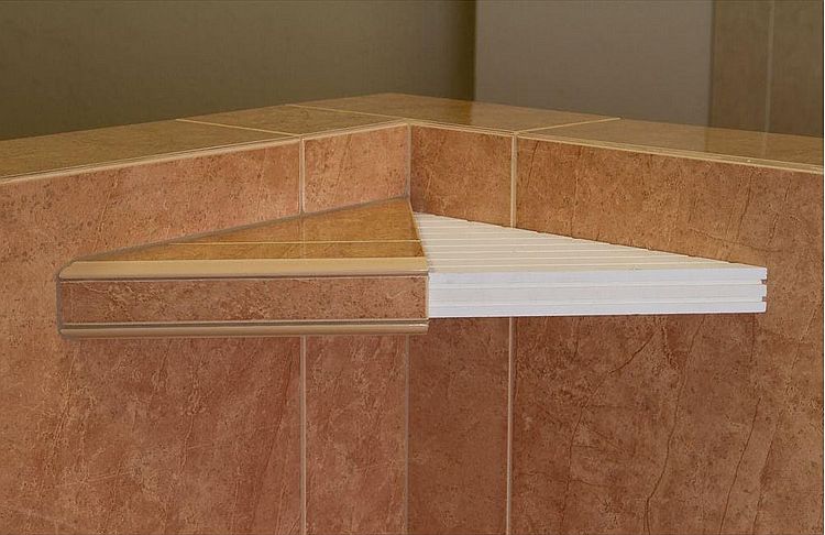 GOOF PROOF SHOWERS GPCS-1500 Tile Ready Corner Shelf Kit at Sutherlands